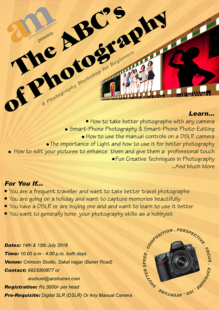 Upcoming Workshops | AM Photography